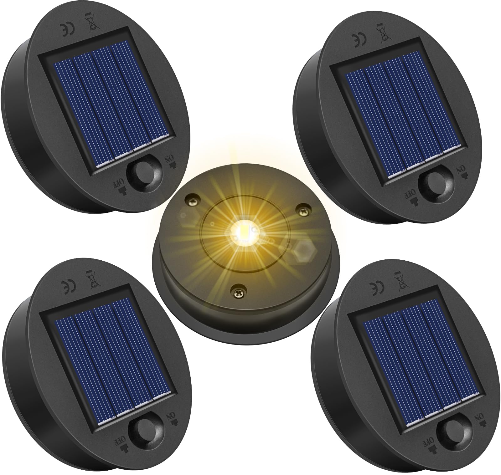 Amazon.com: 5 Pack Replacement Solar Light Parts Solar Light ...
