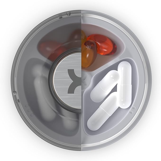 PROMiXX CORE Pill Organiser - Magnetic Stackable and Pocket-Sized ...