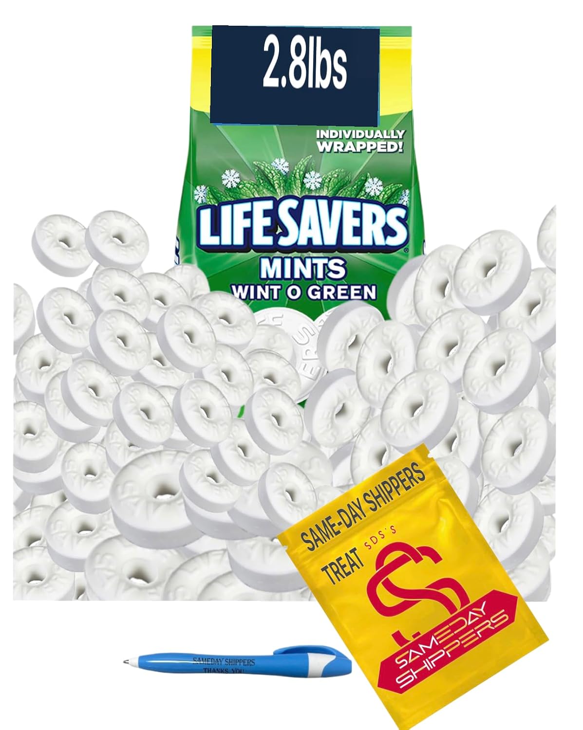 Amazon.com : LIFESAVERS (WINTO O GREEN) | Life Savers Wint O Green ...