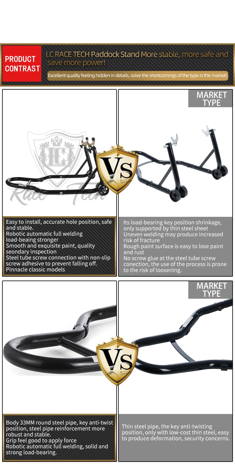 Heavy Duty Motorcycle Rear Wheel Swingarm Lift Universal Sport Bike ...