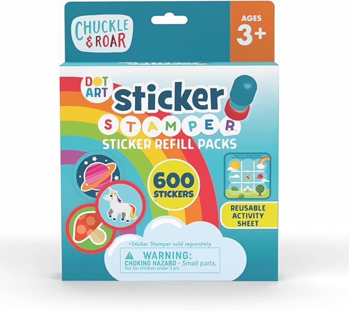 Amazon.com: Chuckle & Roar Sticker Stamper Refill Pack : Toys & Games