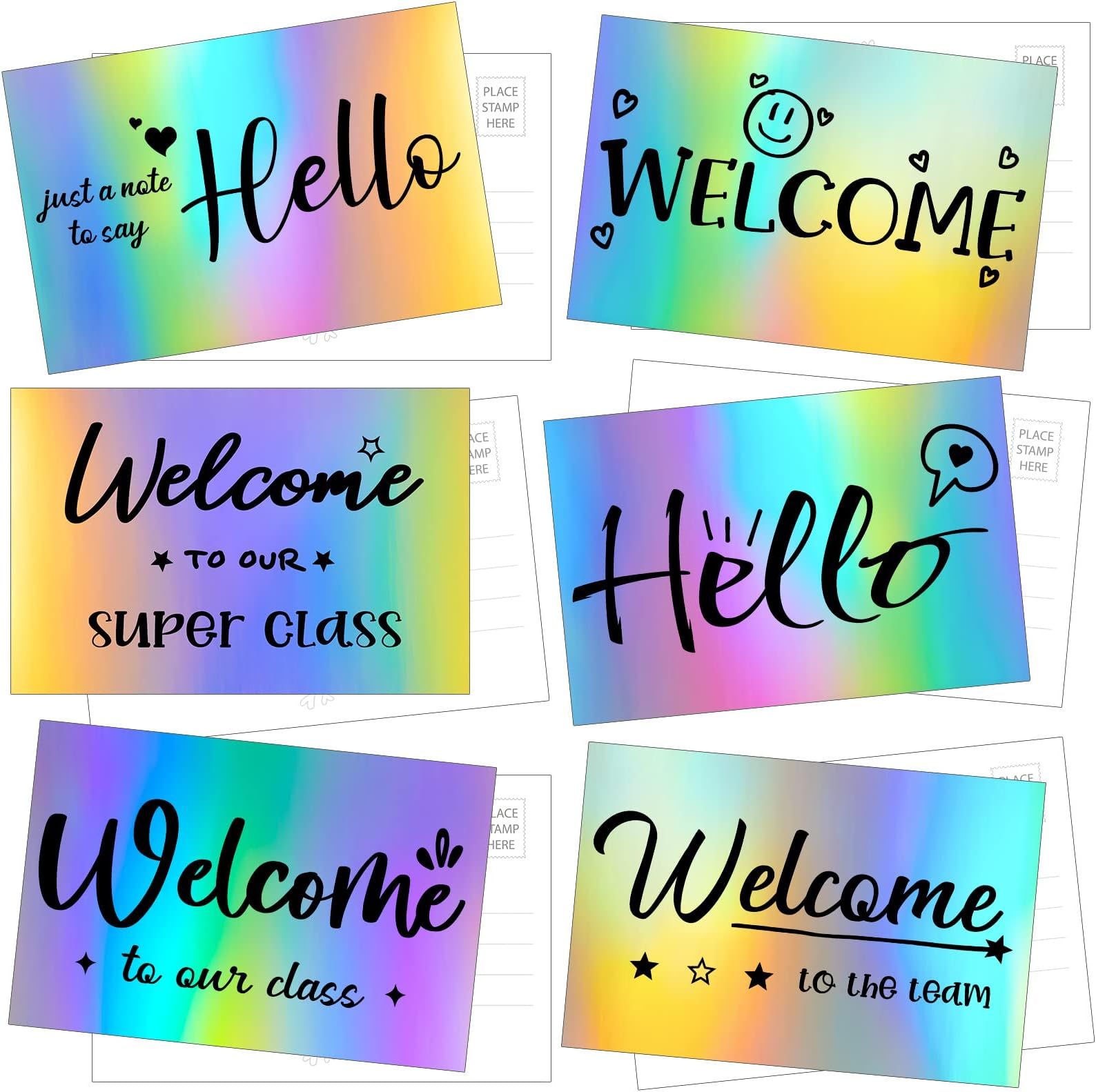 Amazon.com : WaaHome Welcome Back to School Postcards - for Students ...