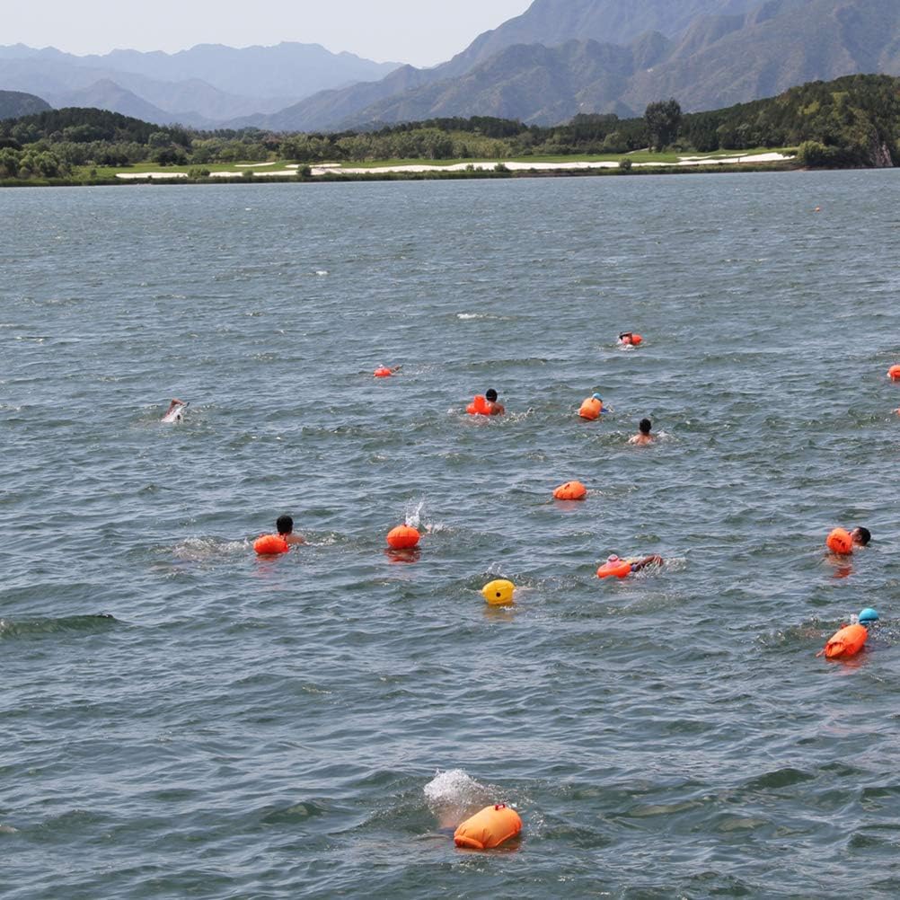 Kelisidunaec Swim Buoy, Swimming Tow Float Open Water Swimmers ...