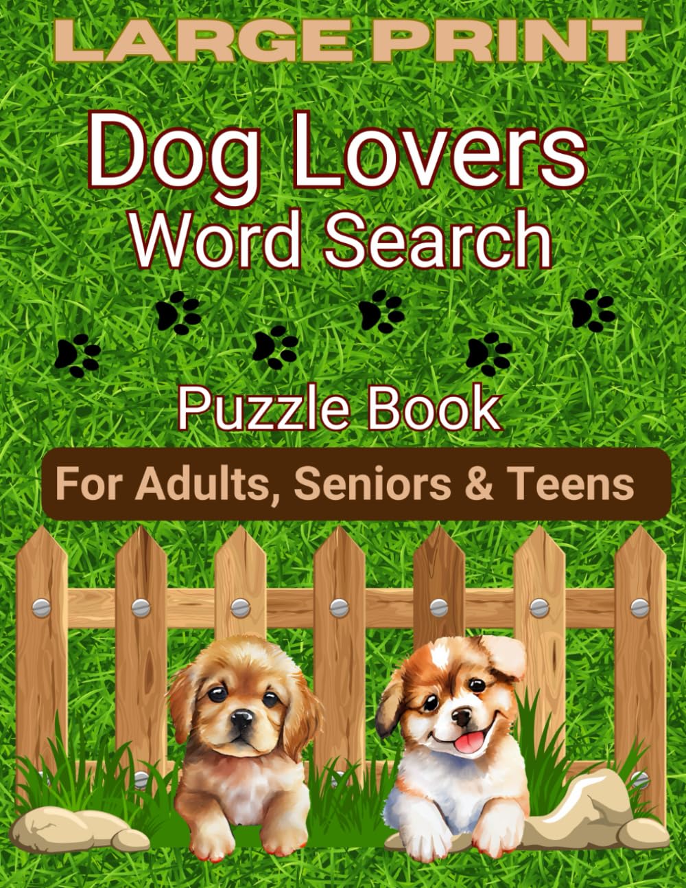 Large Print Dog Lovers Word Search Puzzle Book: Word Find for Adults ...