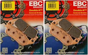 Amazon.com: EBC Double-H Sintered Metal Brake Pads FA142HH (2 Packs ...