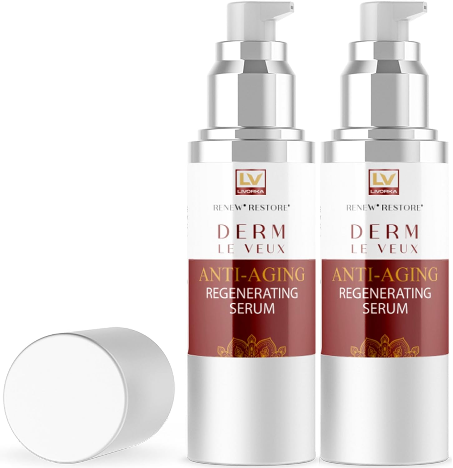 Amazon.com : (2 Pack) Derm Le Veux, Derm La Veux, Derm Le Veu, Derm ...