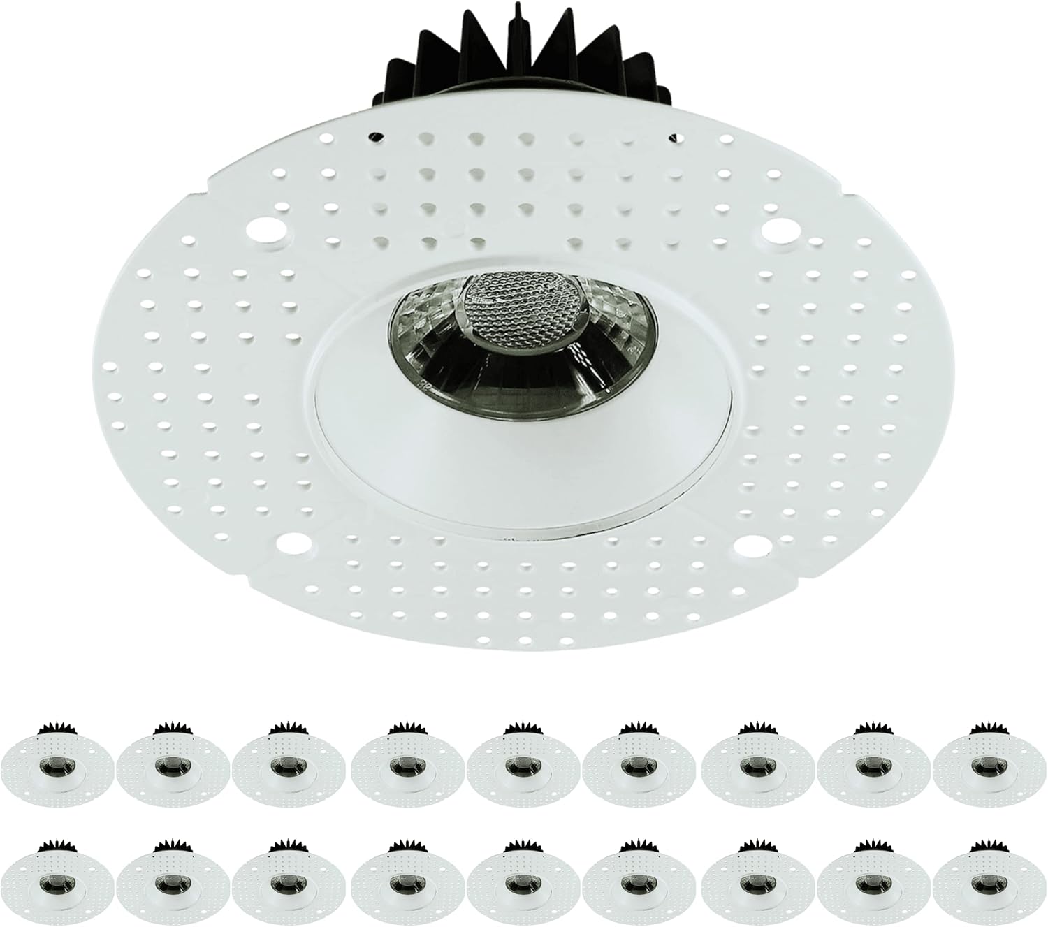 Perlglow 18 Pack 3.5 inch Trimless Round High Lumens Downlight ...
