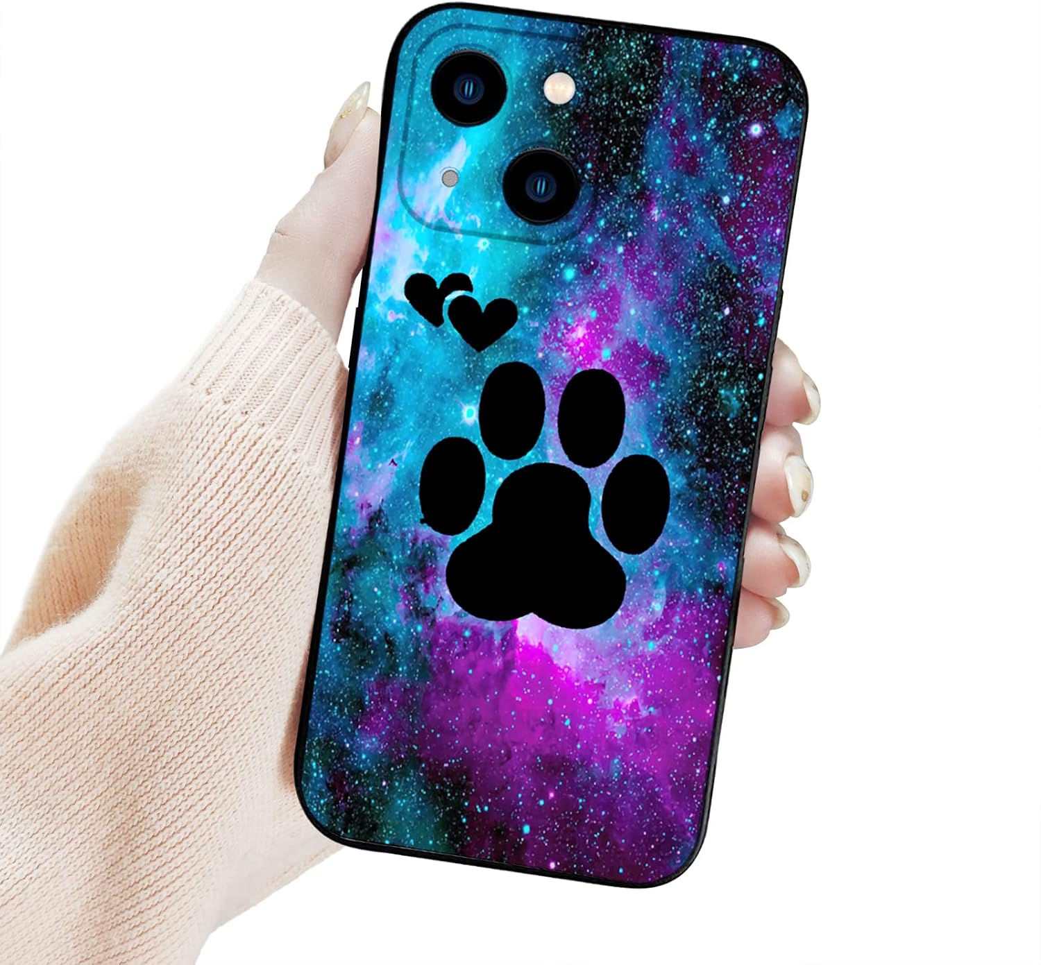 Amazon.com: Dog Paws Phone Case for iPhone 14 Plus,Colorful Dog Paw ...