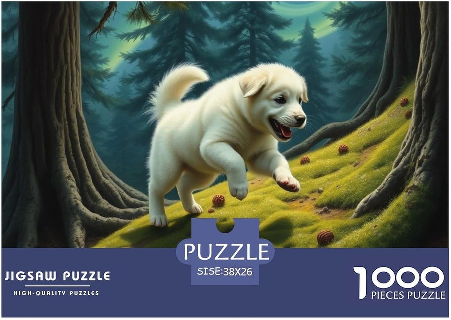 Great Pyrenees 2 X 1000-Piece Puzzle Pet Dog in A Box, Perfect For Kids ...