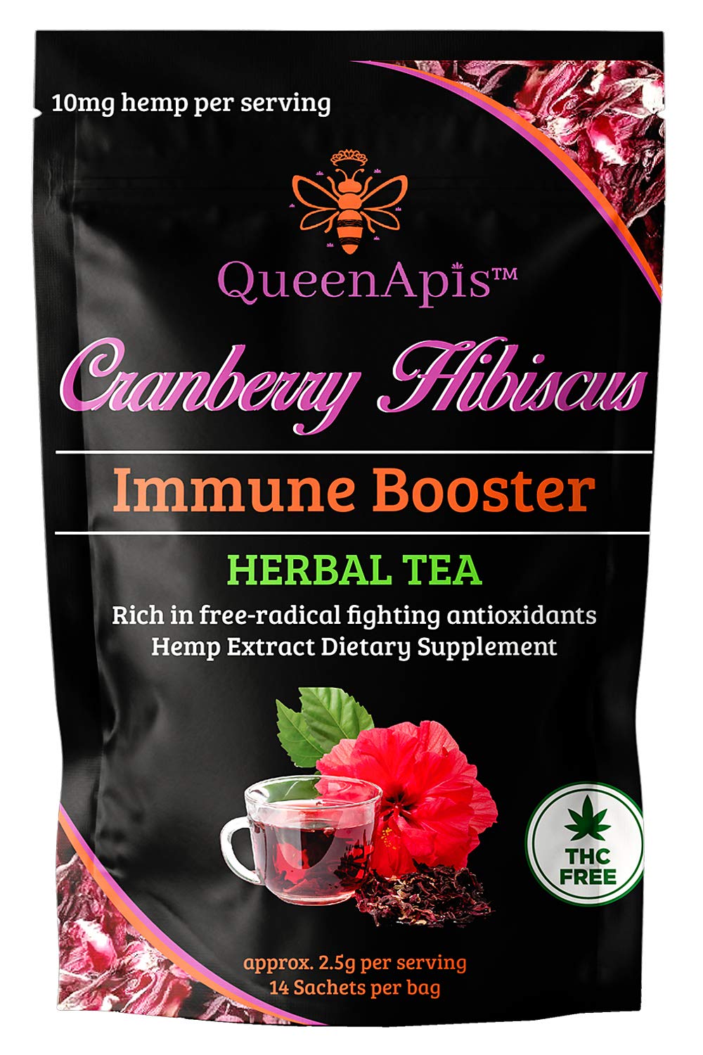 Amazon.com : Cranberry Hibiscus Tea with Hemp : Grocery & Gourmet Food