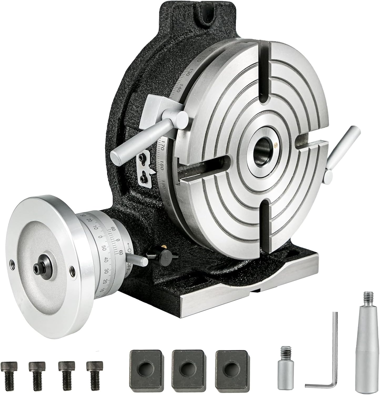 Rotary Table, 8" Horizontal Vertical Rotary Table for Milling Machine ...