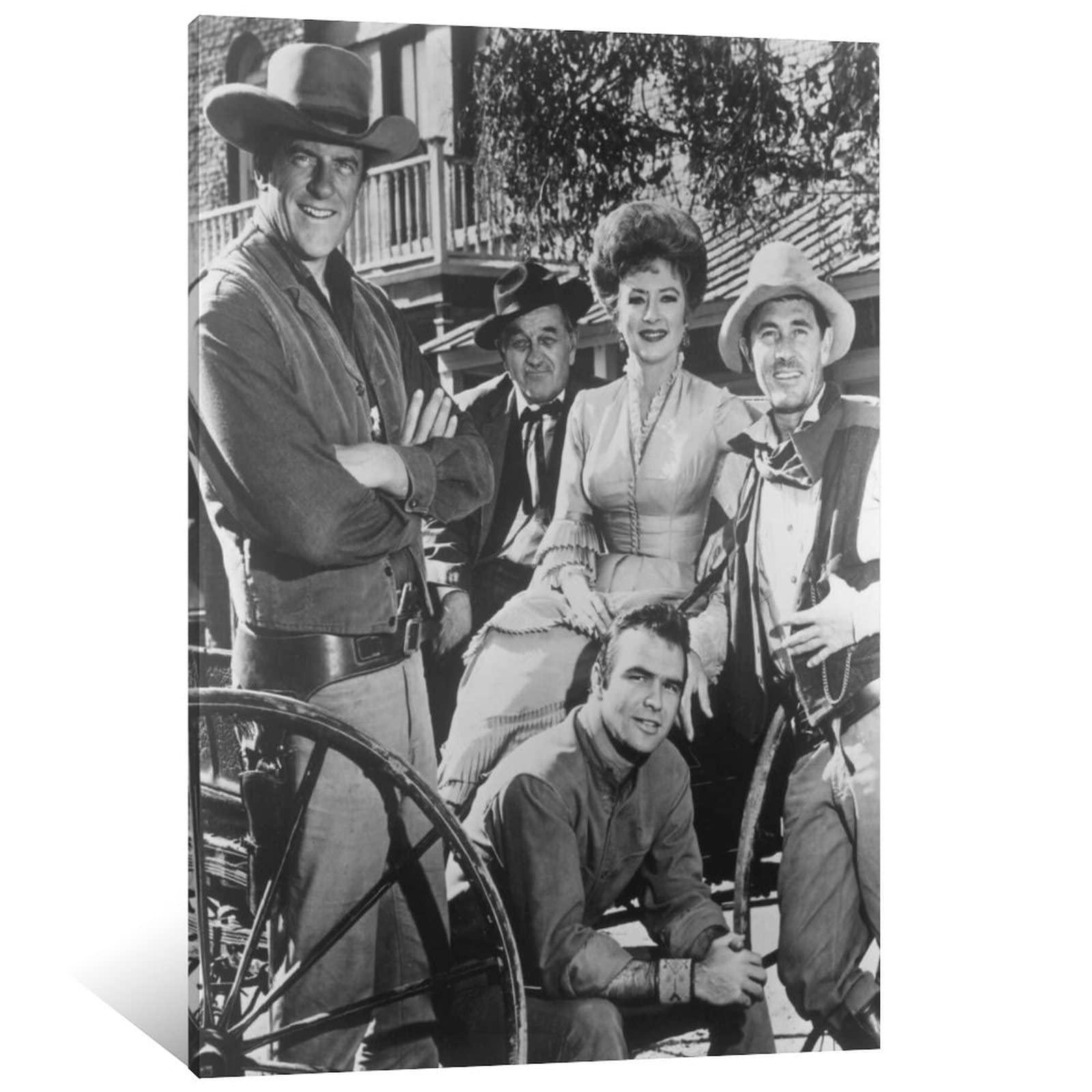 Gunsmoke Cast Painting