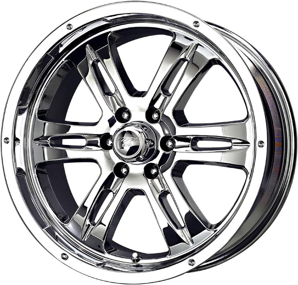 Amazon.com: MB Wheels Gunner 6 Chrome Wheel (20x8.5"/6x139.7mm ...
