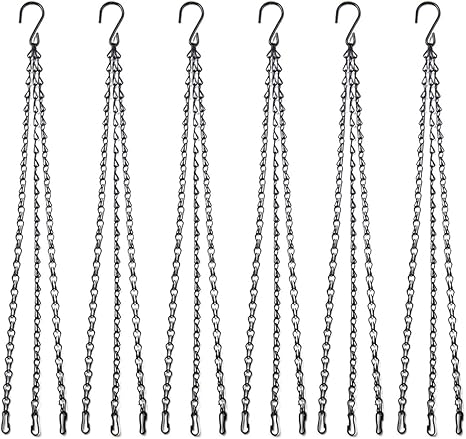 Amazon.com: Elaiko Flower Pot Chain 24 Inch Hanging Flower Basket ...