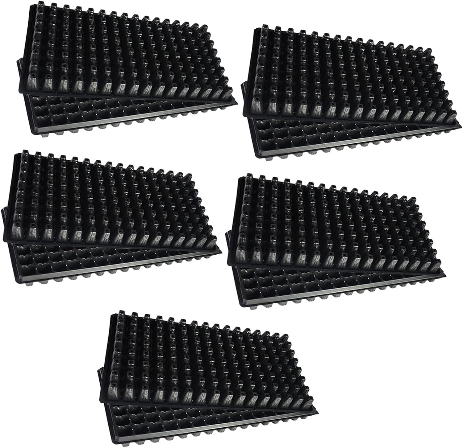 Amazon.com : 10x Seedling Starter Trays Seedling Trays 128 Holes ...