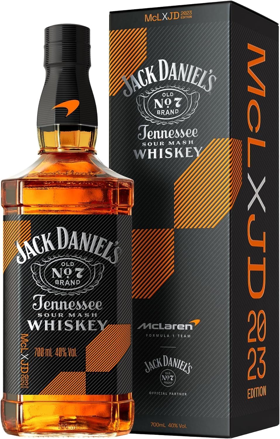 Jack Daniel's Tennessee Whiskey Old No.7, 40% Volumen Alcohol, Botella ...