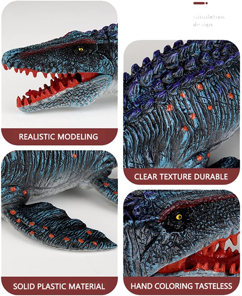 Buy RCOMG Dinosaur Figure Mosasaurus Toy, Realistic Ancient Deep Sea ...