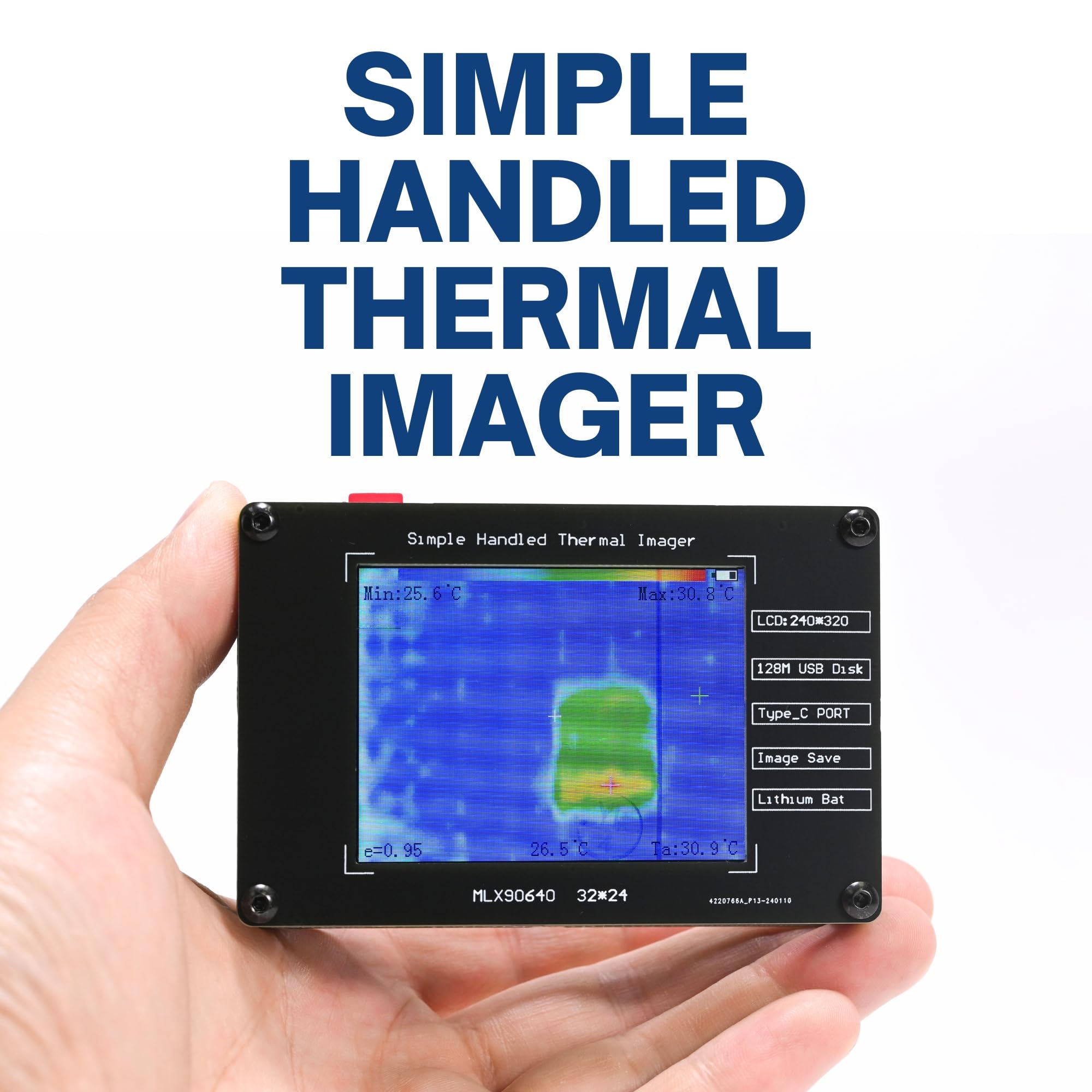 Snapklik.com : Mini Handheld Thermal Camera, Portable Infrared Thermal ...