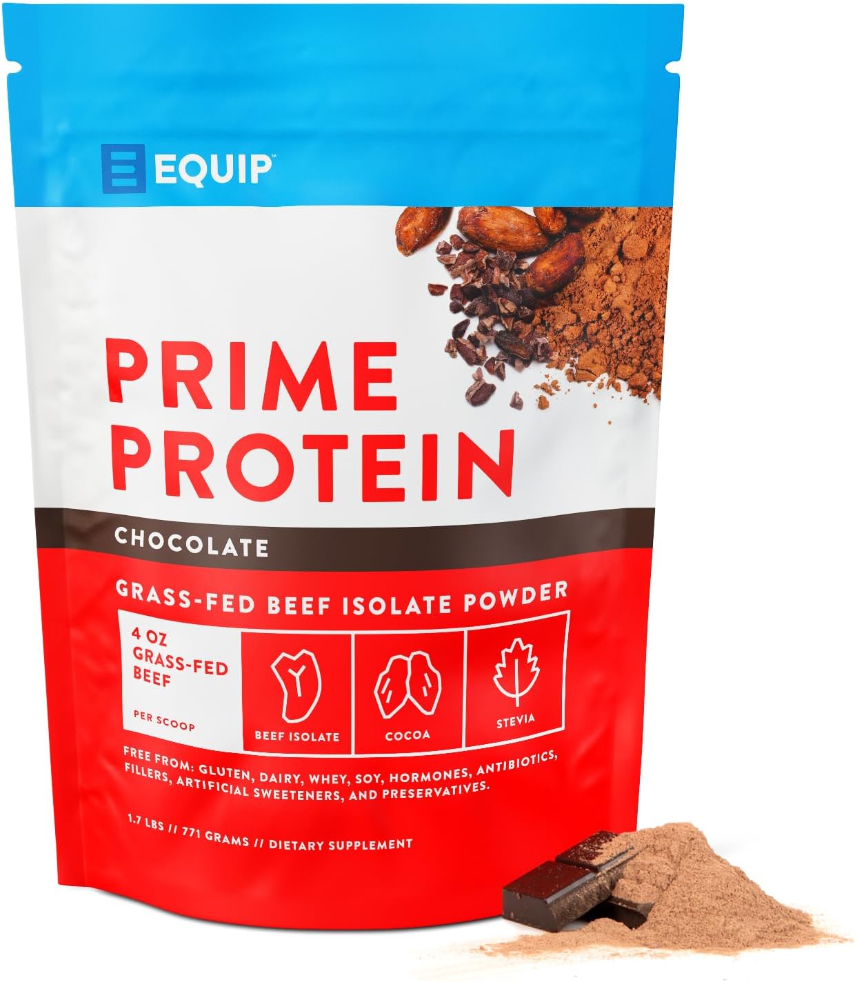 Amazon.com: Active Stacks Beef Protein Isolate Powder, Chocolate ...