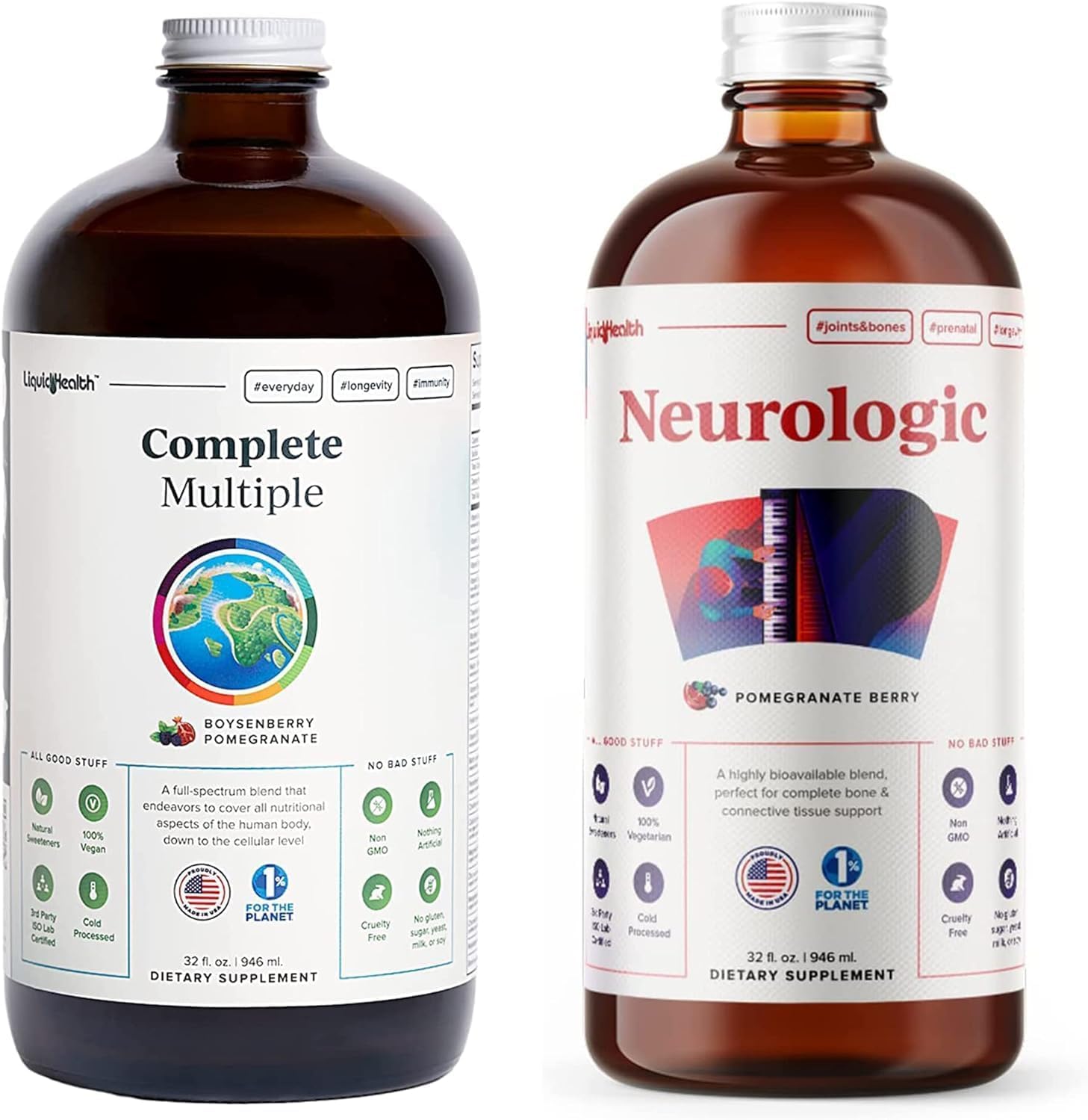 Amazon.com: LIQUIDHEALTH Complete Multiple Daily Multivitamin ...