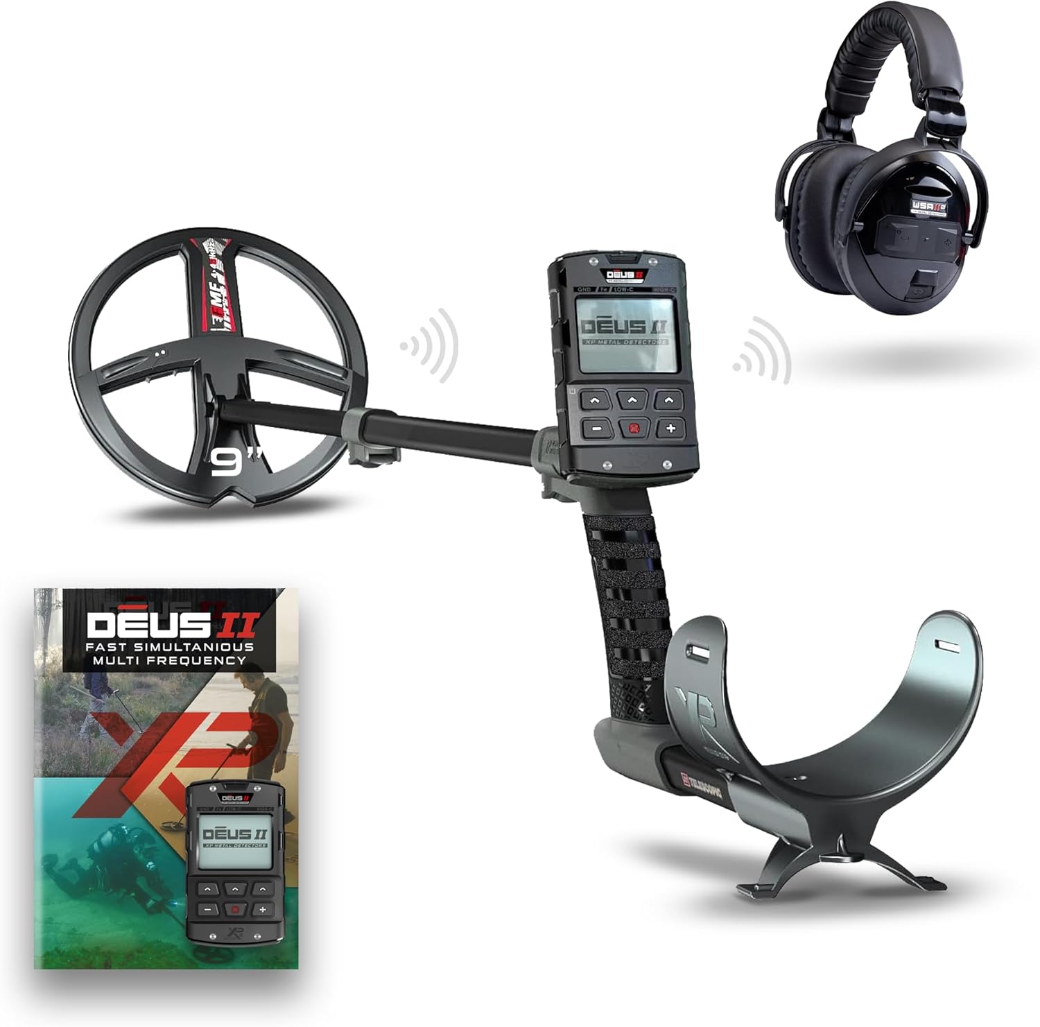 XP Metal Detectors Deus II RC - 9" FMF Coil with WSAII-XL Wireless ...