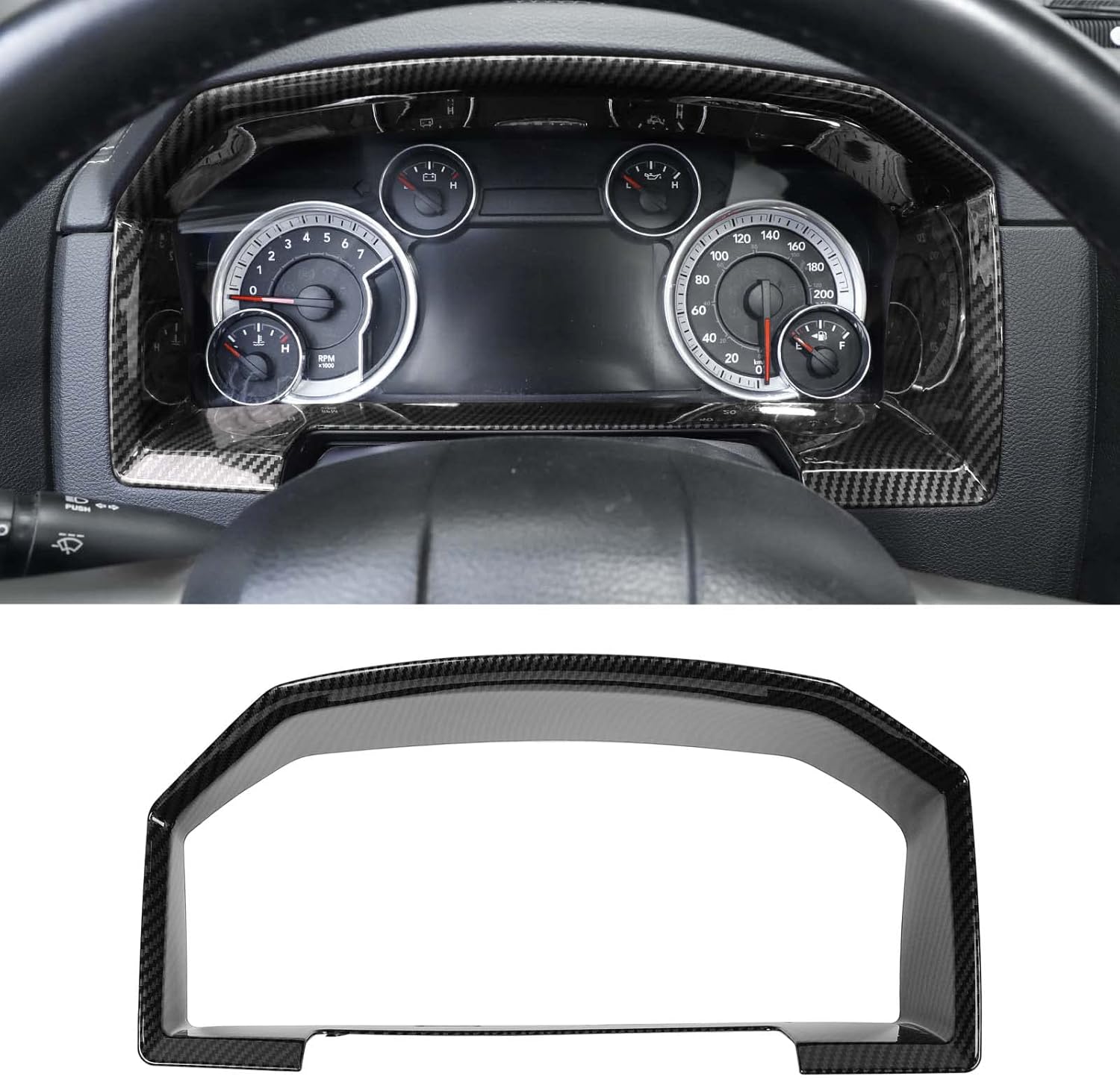 Amazon.com: HTHE Dashboard Frame Cover Trim for Dodge RAM 1500 2500 ...