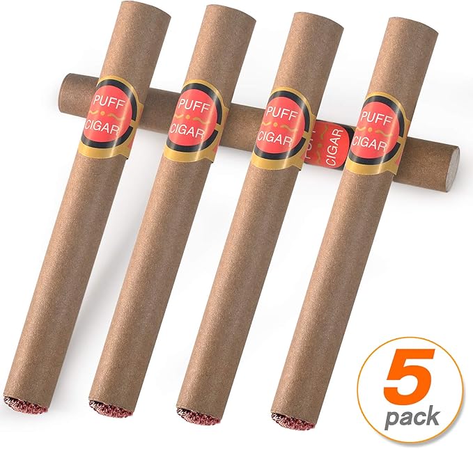 Amazon.com: 5 Pcs Fake Cigars Puff Cigarettes for Prank, Joke,Novelty ...