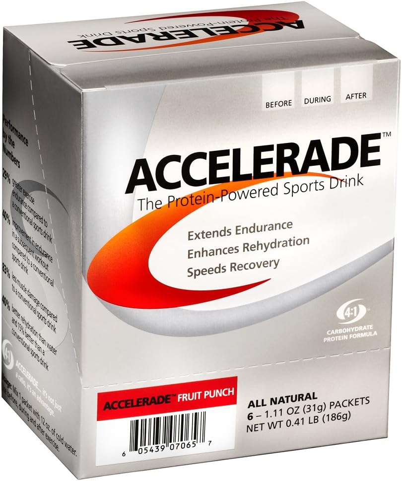 Amazon.com : Accelerade All Natural Advanced Sports Drink - Fruit Punch ...