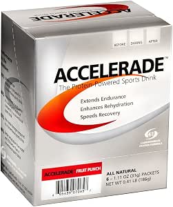 Amazon.com : Accelerade All Natural Advanced Sports Drink - Fruit Punch ...