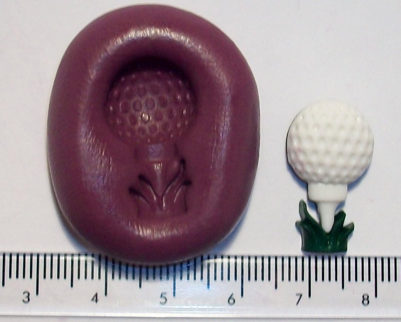 Silicone Mould Golf Ball on TEE Cake & Cupcake Topper : Amazon.co.uk ...