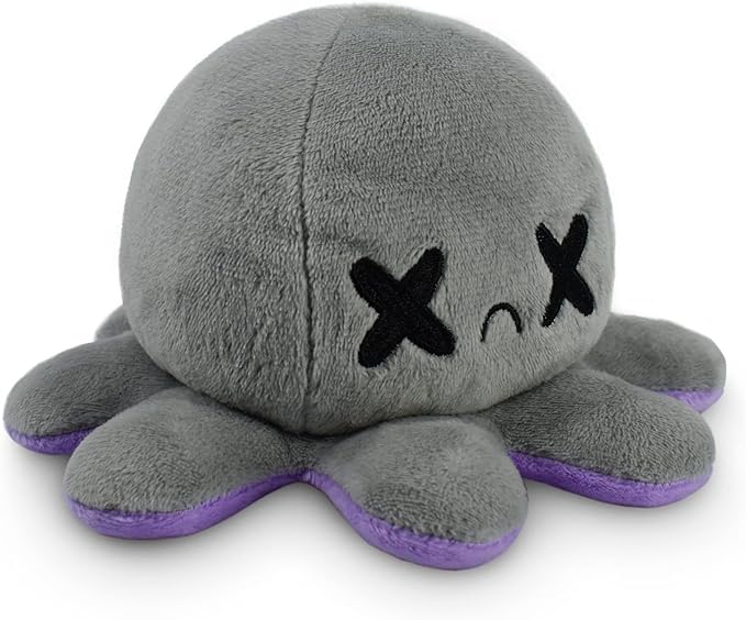 Amazon.com: TeeTurtle - The Original Reversible Octopus Plushie - Happy ...