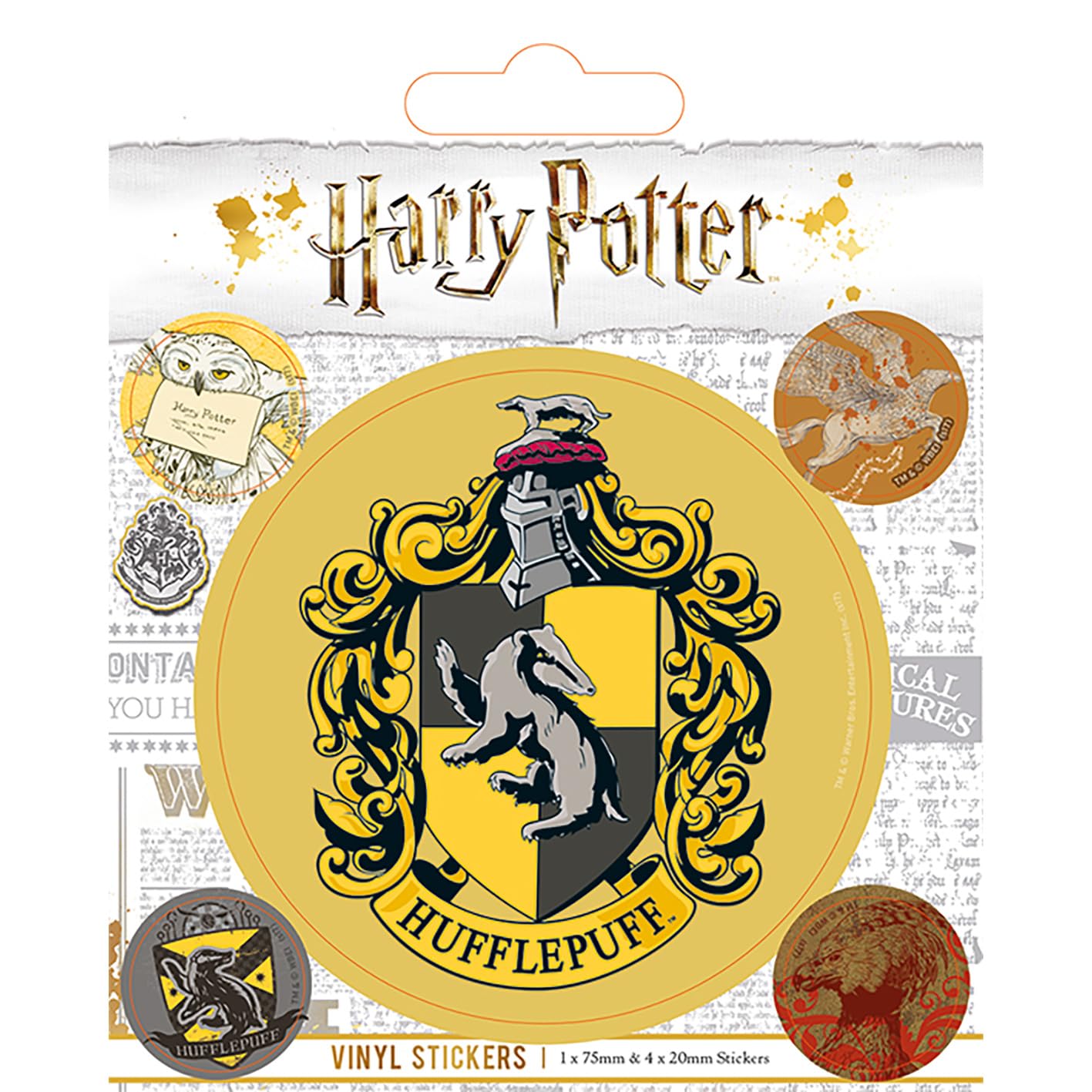 Wizarding World Vinyl Sticker Set, Multi-Colour, 10 x 12.5cm : Amazon ...