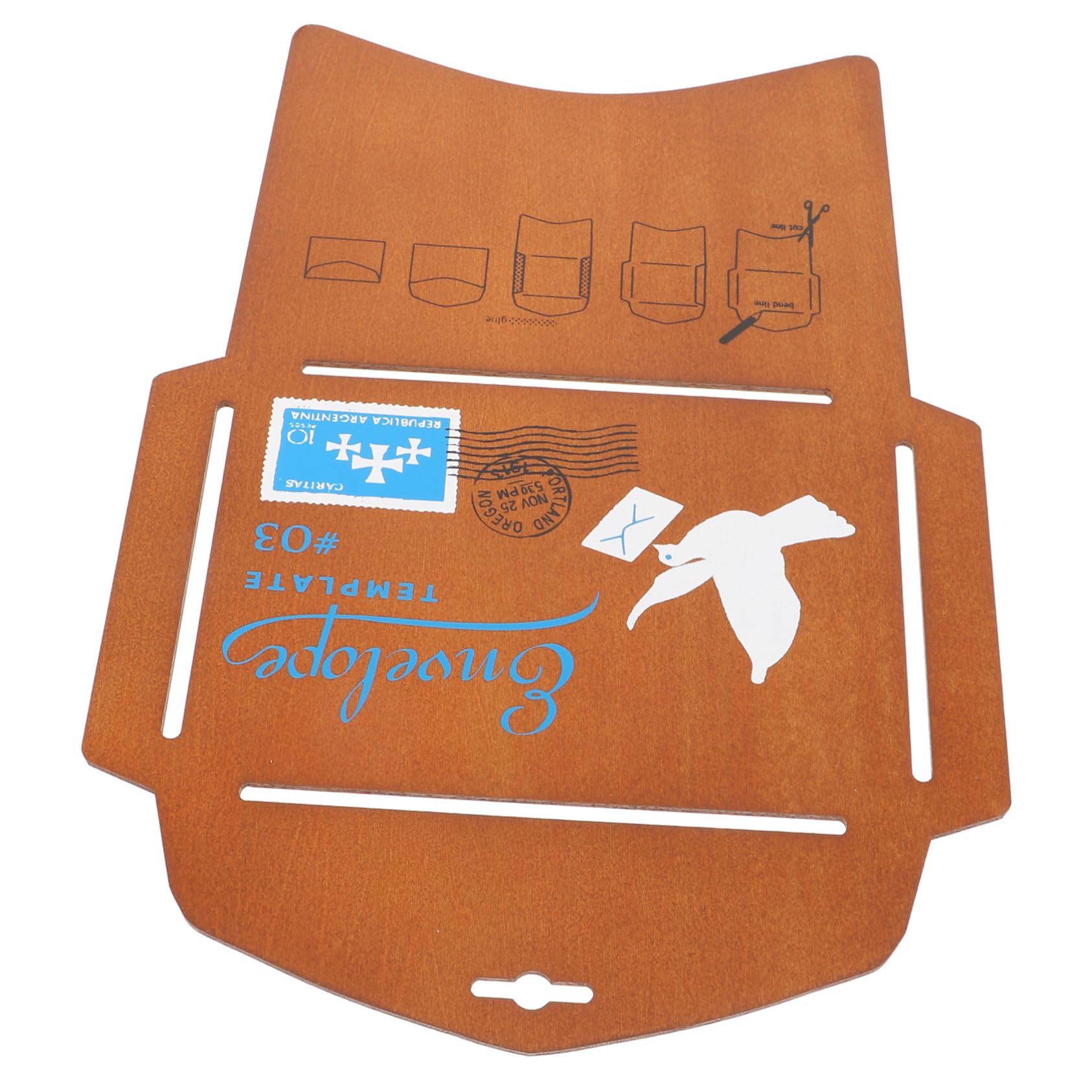 Amazon.com: STOBOK Envelope Making Template Tools Wood Crafts Mold ...