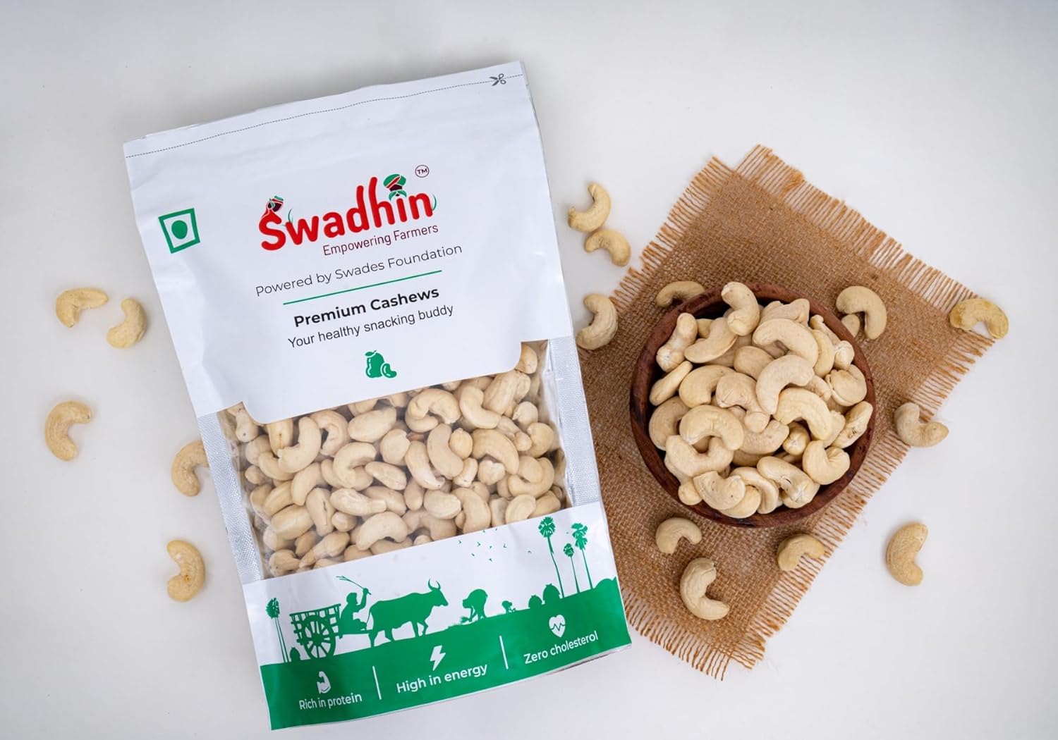 Swadhin 'Super Jumbo' Cashew (500g) : Amazon.in: Grocery & Gourmet Foods