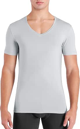 DAVID ARCHY Men's 3 Pack Micro Modal Underwear Soft Comfy Deep V-Neck ...