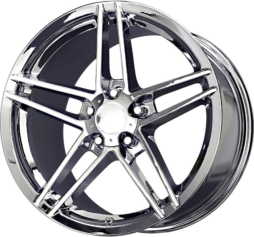 Amazon.com: Replica Alloys Replica C6 Z06 Chrome Wheel (18x8"/5x120 ...