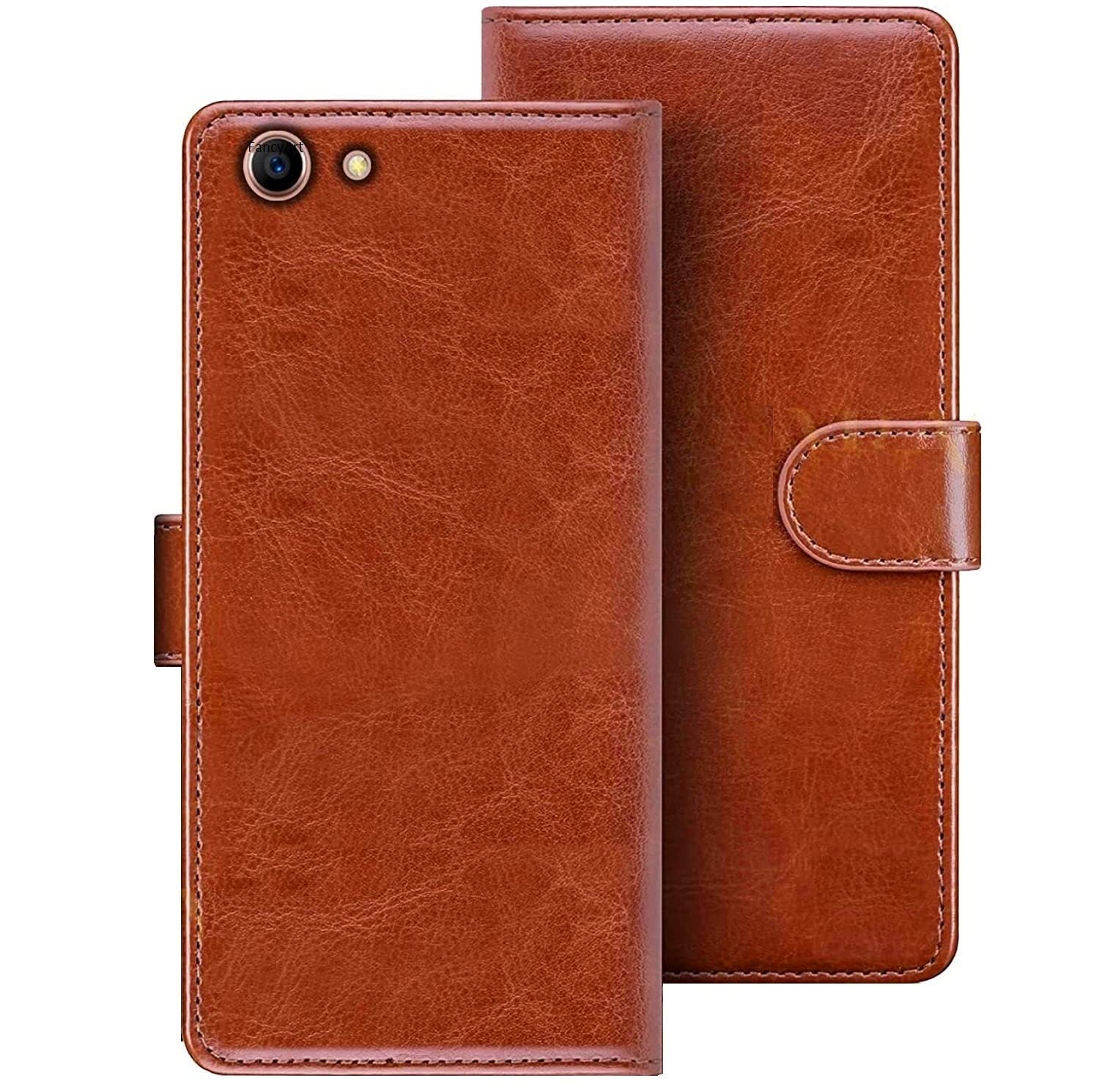 Deepsi Flip Back Cover Case for Oppo F1s | Dual-Folder Leather Finish ...