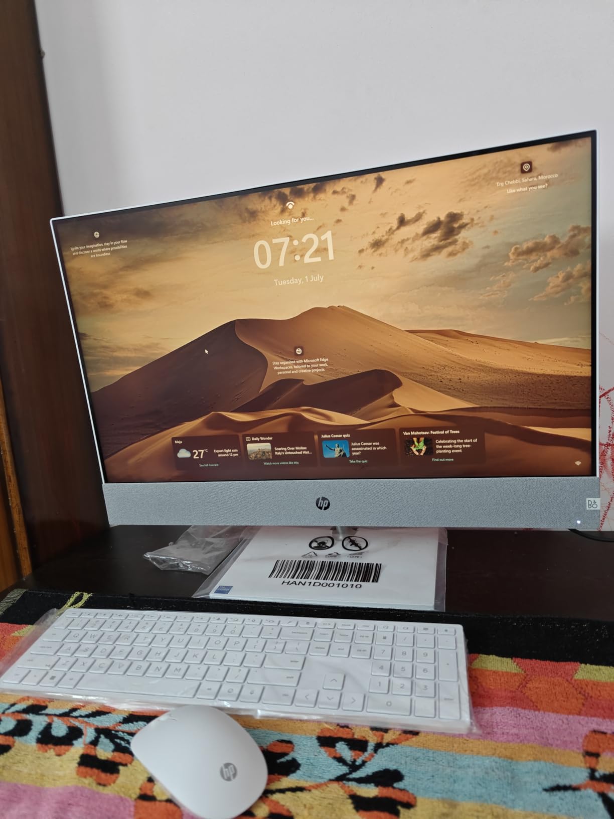 HP Pavilion Aio Pc,Intel Core I7 13700T,27" Fhd 3 Sided Micro-Edge ...