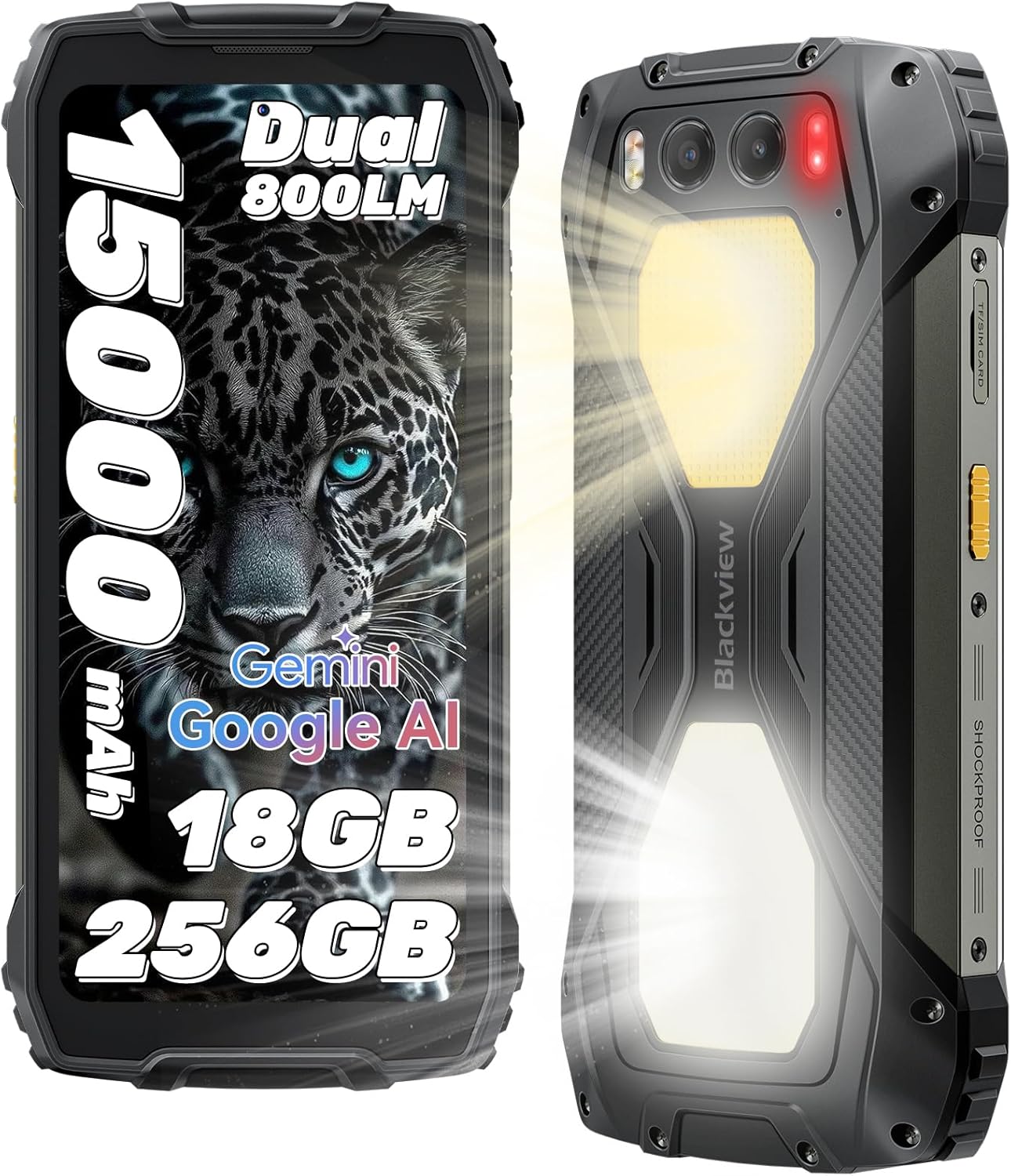 Amazon.com: Blackview BV7300 Rugged Phone 2025(Dual 800LM Camping ...