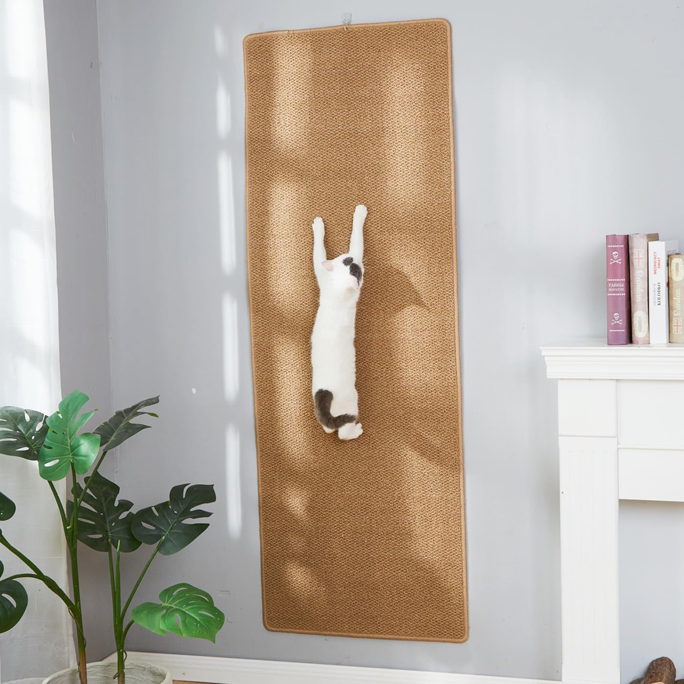 SHENGOCASE 67"x 23.6" Thickened Cat Wall Climbing Carpet, Carpet ...