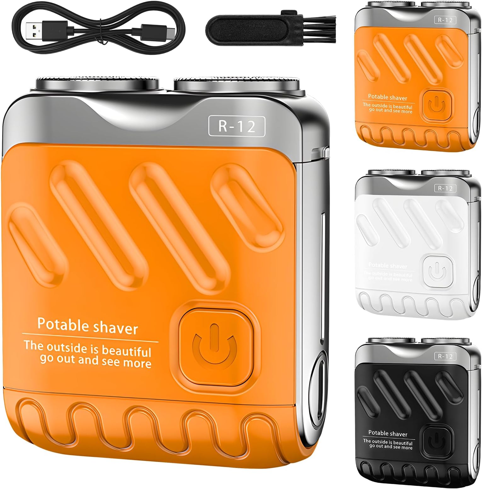 Amazon.com: R-12 Luggage Electric Shaver, Beard Shaver Mini and ...