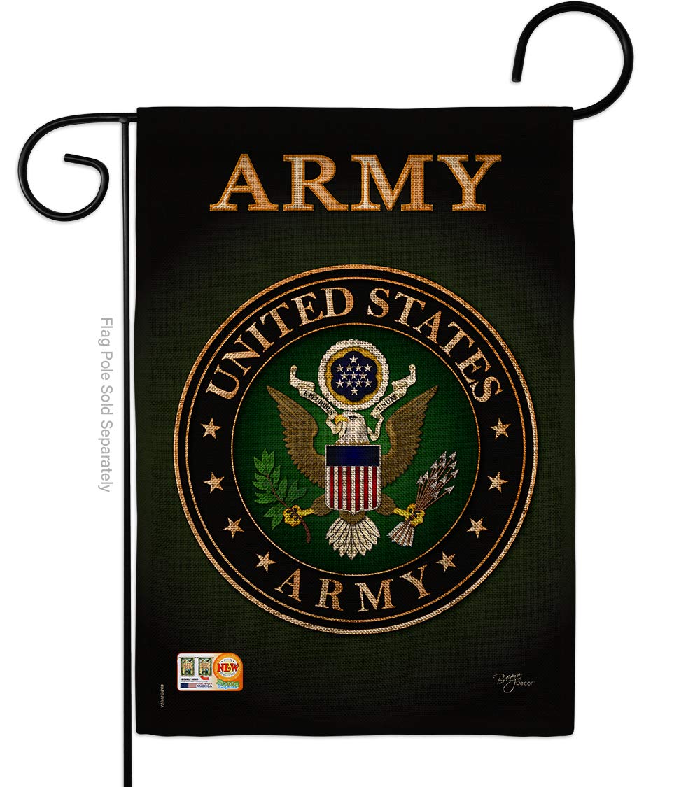 Amazon.com : Army Burlap Garden Flag Armed Forces Rangers United State ...