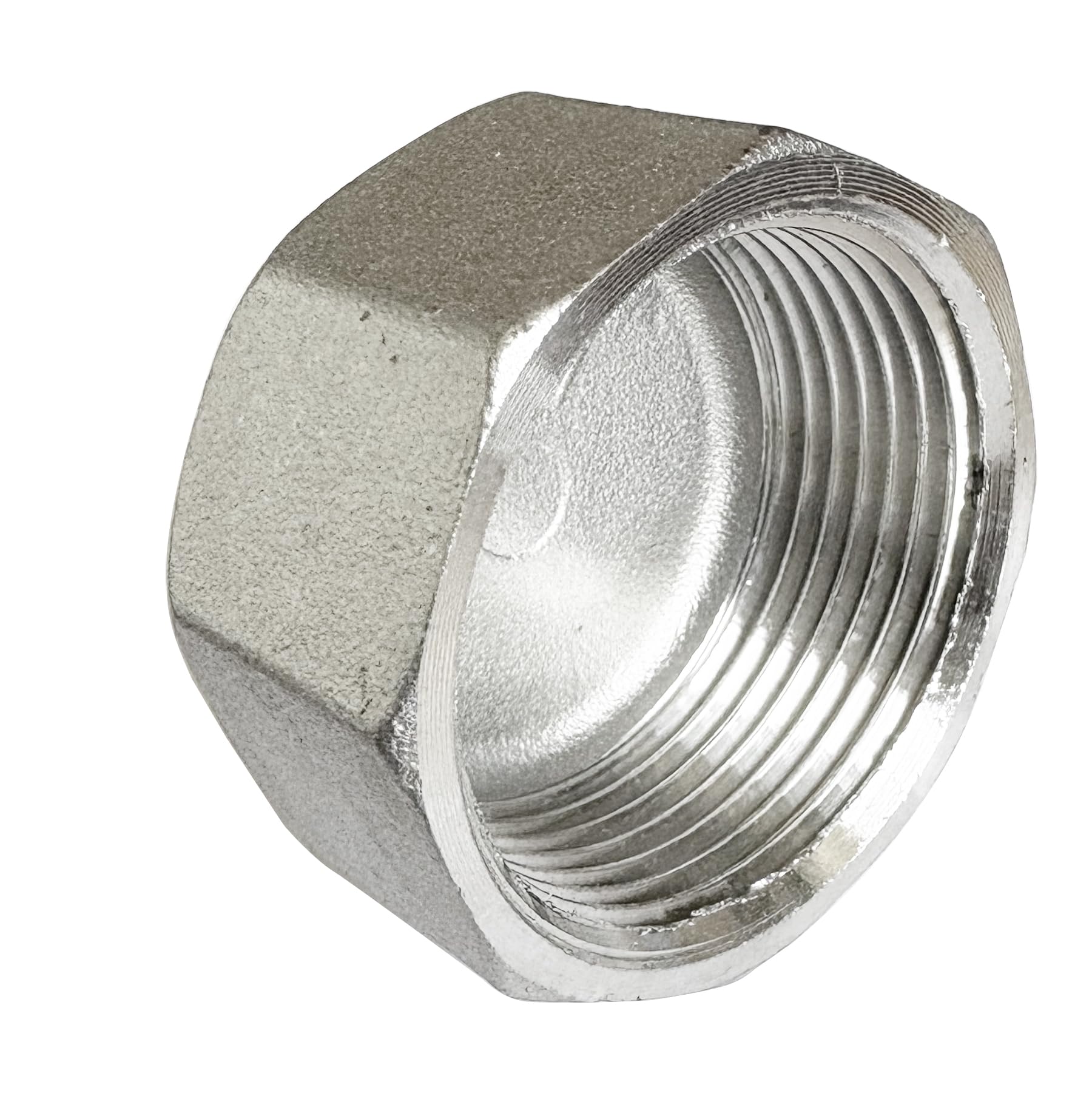 Snapklik.com : 2" Female Thread Plug Hex End Cap 304 Stainless Steel ...