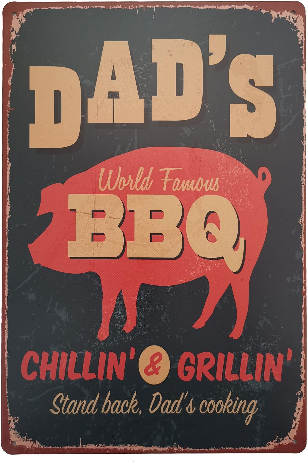 Amazon.com: HAIMAX Metal Signs Southern Style Barbecue Pulled Pork ...