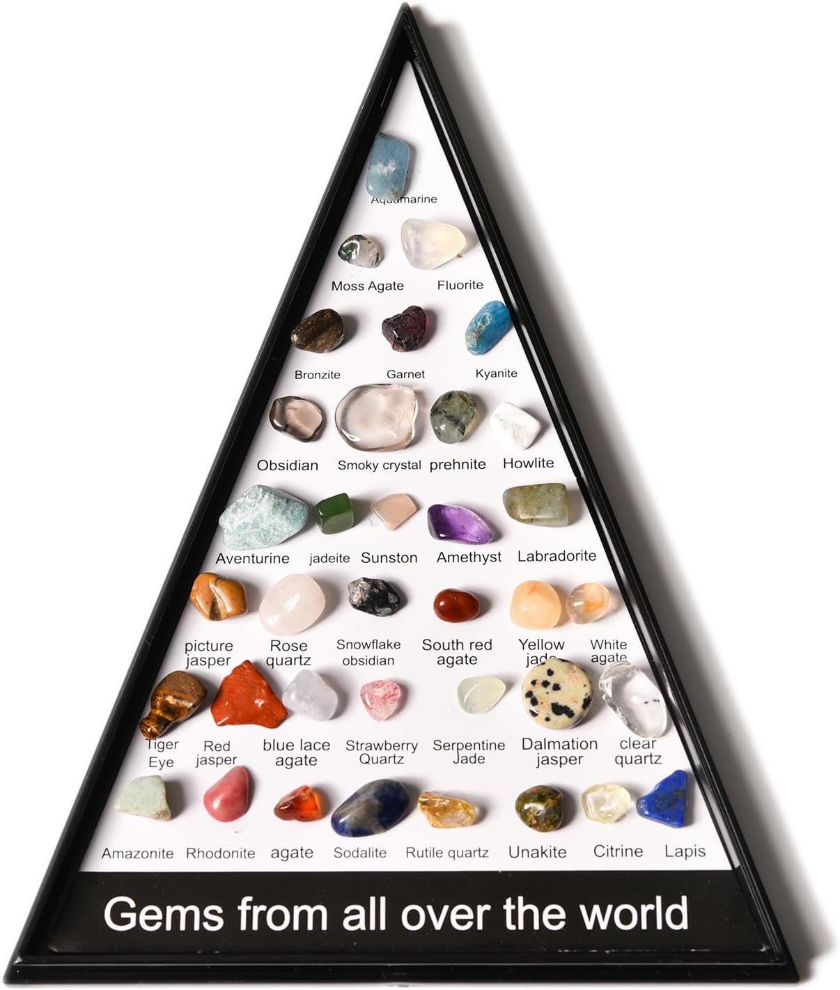 Amazon.com: Natural Gem and Rock Collection for Kids,36 Kind Mineral ...