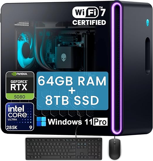 Amazon.com: Alienware Aurora R16 Gaming Desktop PC - RTX 5080 16GB ...