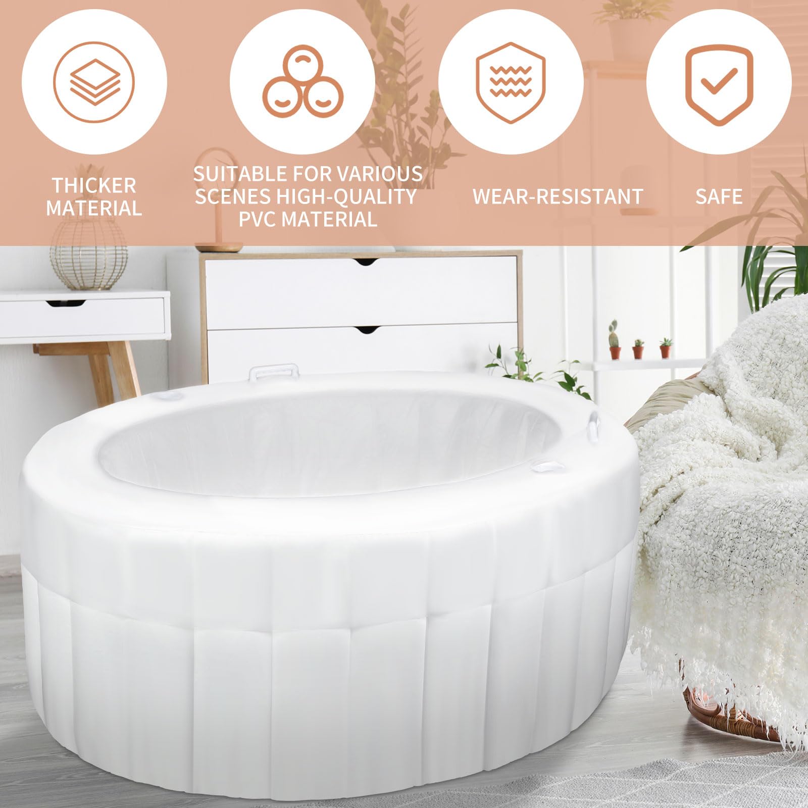 1 Set Birth Pool with Liner Including 1 Inflatable Home Birthing Pool 1 ...