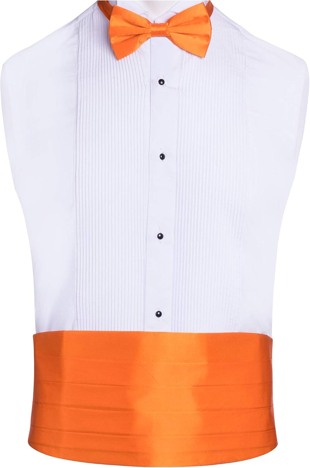 Amazon.com: King Formal Wear Classy Orange SILK Cummerbund and Bow Tie ...