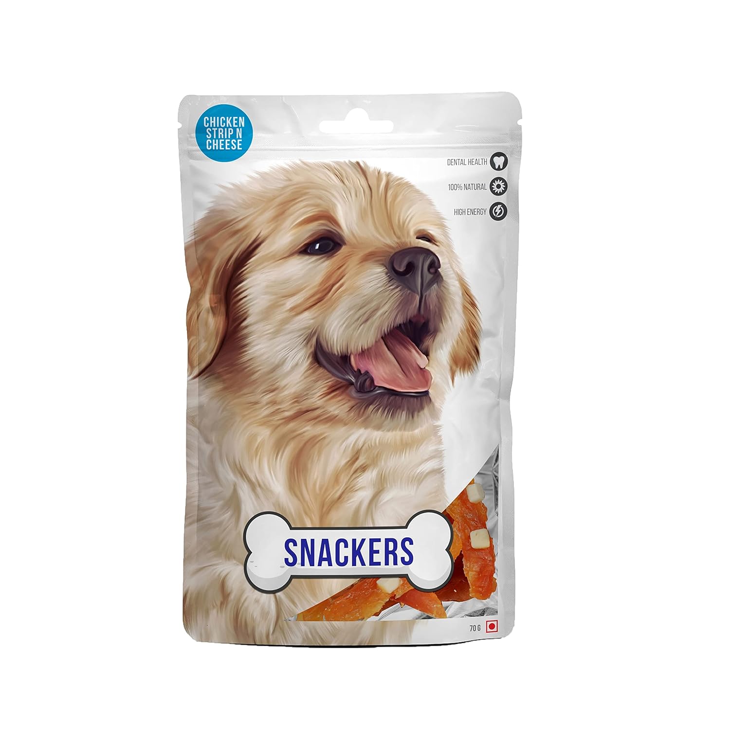 Snackers Premium Chicken Strip N Cheese Healthy Dog Treat - 70 gm ...