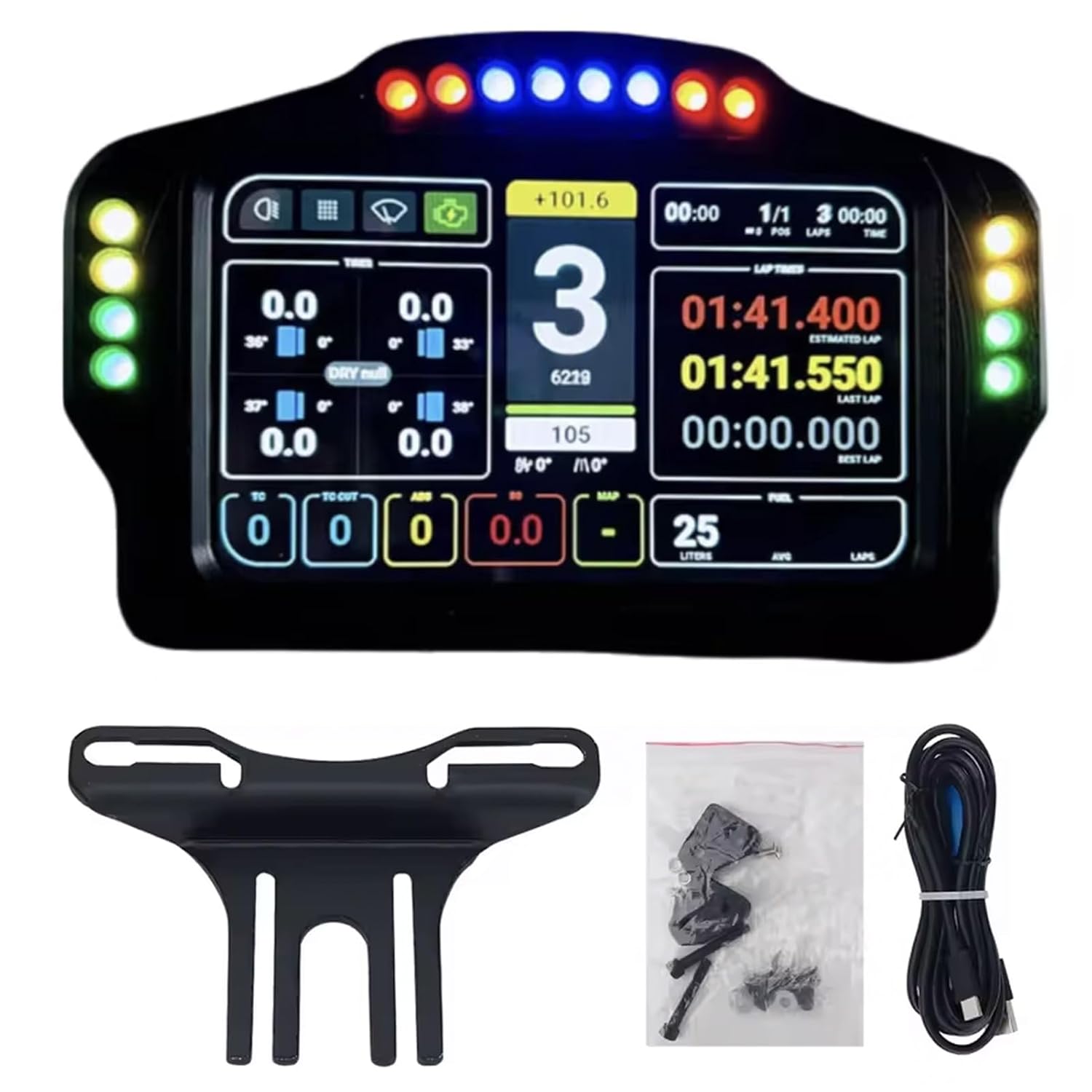 Amazon.com: Obokidlyamor 5 inch Dashboard Touch Screen Gear Shifter for ...